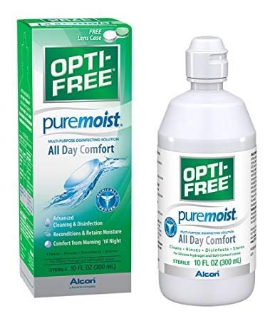 Alcon Opti-Free PureMoist - Contact Lens Solution (300ML) : Amazon.in ...