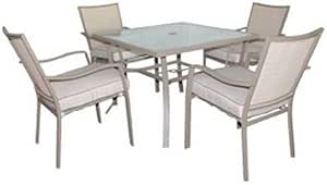 Amazon.com : Courtyard Creations SFS5W87 5-Piece Capri Collection Steel ...