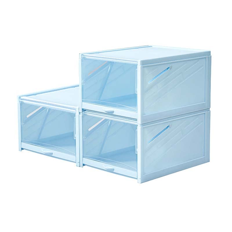 MOSGAT Shoe Boxes Clear Plastic Stackable Large 3 Pack,Clear Shoe Boxes ...