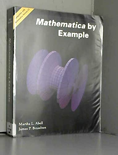 Buy Mathematica by Example Book Online at Low Prices in India | Mathematica by Example Reviews ...