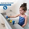 Amazon.com: Tub Topper® Bathtub Splash Guard Play Shelf Area - Toy Tray ...