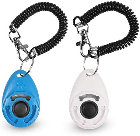Amazon.com : YAODHAOD Clicker Training for Dogs,2Pack Wrist Strap Pet ...