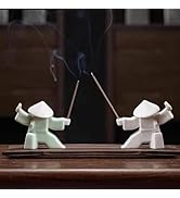 Amazon.com: EAEMDY Samurai Figure Figurine Japanese Warrior Statue ...