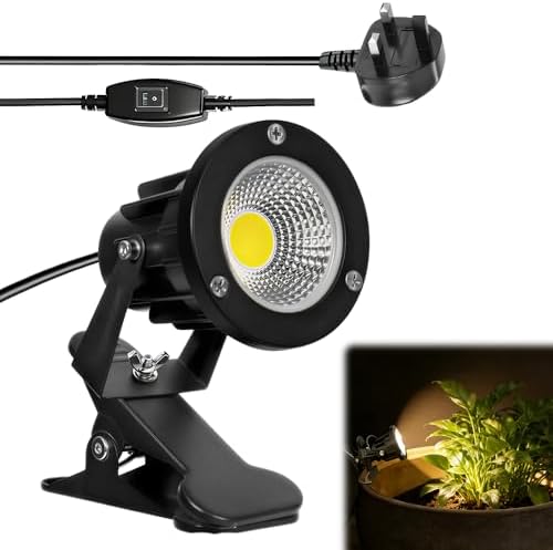 ADDLIVE 7W LED Clip on Spot Light, Plug in Spot Light Indoor, Clip on ...