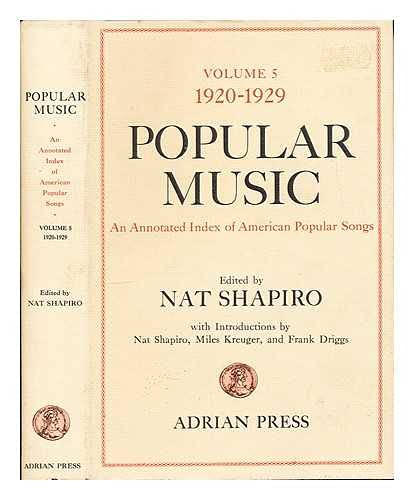 Popular Music: Volume 5: 1920-1929: An Annotated Index of American ...