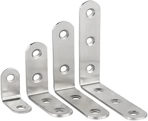 Amazon.com: 1-5pcs Stainless Steel L-Shaped Corner Code 90 Degree Right ...