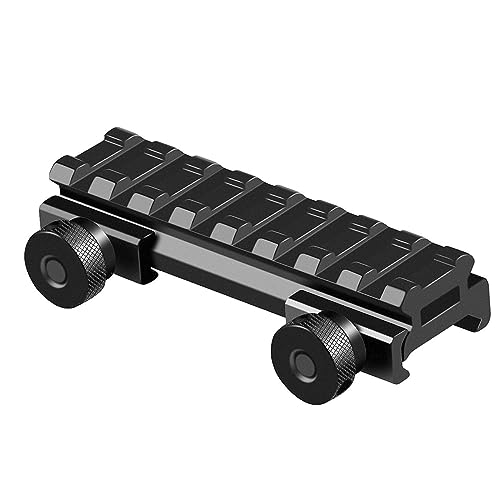 Paike Picatinny Riser Mounts, 1/2 Inch Low Profile 8 Slots Picatinny ...