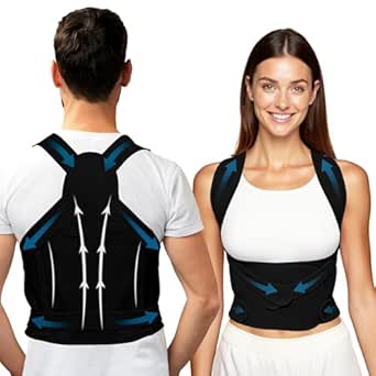 Amazon.com: SLANA Back Posture Corrector - Adjustable and Breathable ...