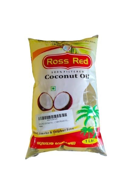 ROSS RED COCONUT OIL 1 L POUCH | DOUBLE FILTERED | DUST SMOKE FREE ...
