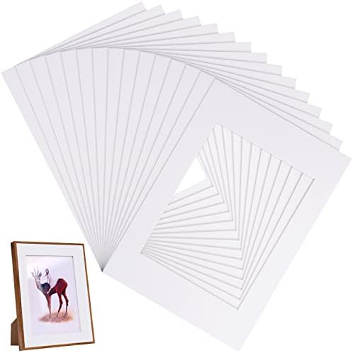 15 Pieces White Picture Mounts, A4 Photo Mounts Frame Mounts Picture ...
