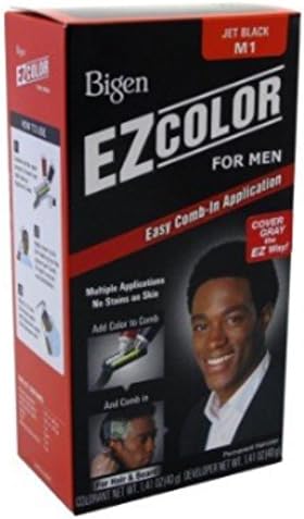 Amazon.com : Bigen Ez Color For Men M2 Real Black Kit (3 Pack) : Beauty ...