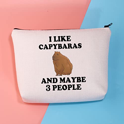PLITI Capybara Makeup Bag Capybara Lover Gift I Like Capybaras and ...