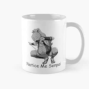 Amazon.com | Notice me senpai anime girl Classic mug - 11 Oz Coffee Mug ...