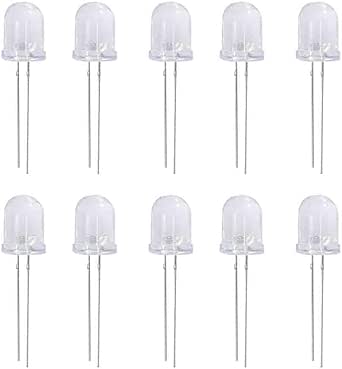 Yetaida Led Diodes Light Kits, 100 Pcs 3MM Led Light Emitting Diode ...