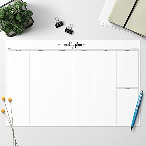 Snapklik.com : 321Done Jumbo Weekly Planning Desktop Notepad - 50 Sheets