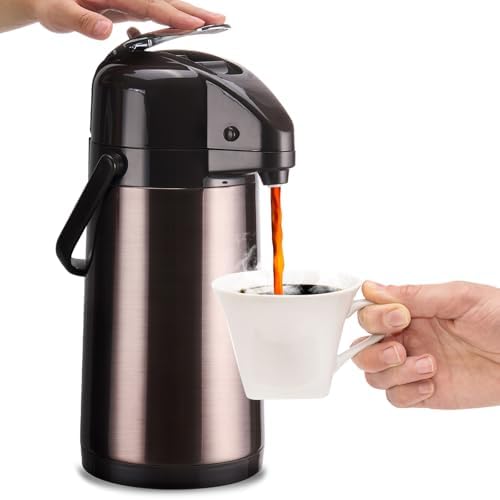 Amazon.com: Thermal Coffee Carafe 74Oz, Keeps Coffee Hot for 12Hrs ...