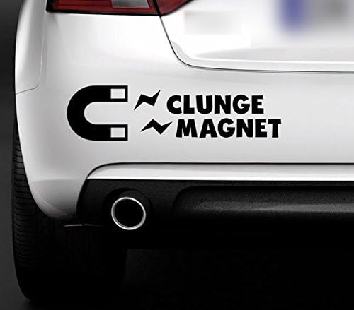 CLUNGE MAGNET RUDE FUNNY INBETWEENERS CAR VAN BIKE STICKER CAR BUMPER ...