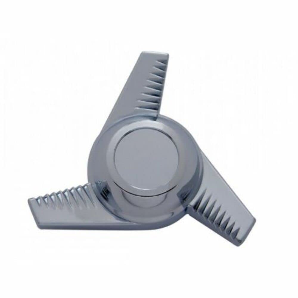 Amazon.com: United Pacific Chrome Plastic 3 Bar Right Swing Hub Cap ...