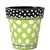 Amazon.com: Studio M Frolic Green with Dots 15" Art Pot