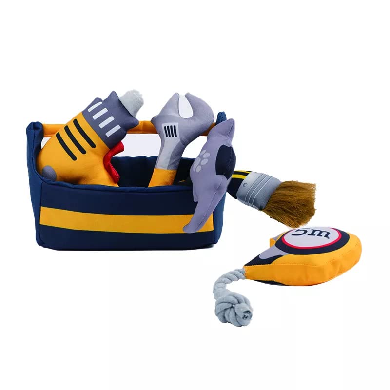 Pet Supplies : Dog Squeaky Toy Novelty Tool Box Set : Amazon.com