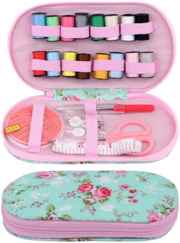 Juning Sewing Kit with Case, 130 pcs Sewing Supplies for Home Travel ...