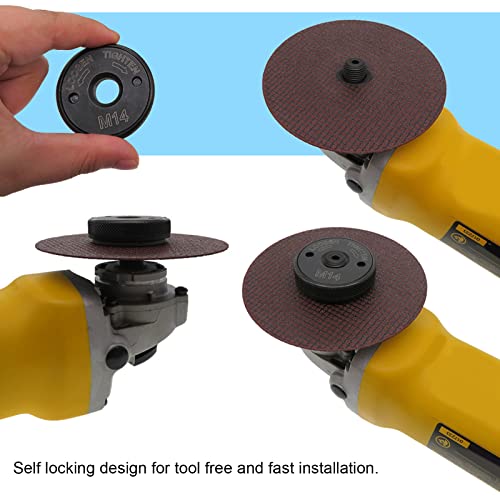 Angle Grinder Pressure Plate, M14 Self Locking Angle Grinder Flange Nut ...