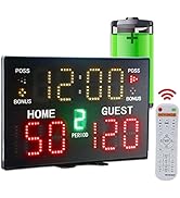 Amazon.com : YZ Upgraded Digital Scoreboard with Timer, Mini Magnetic ...