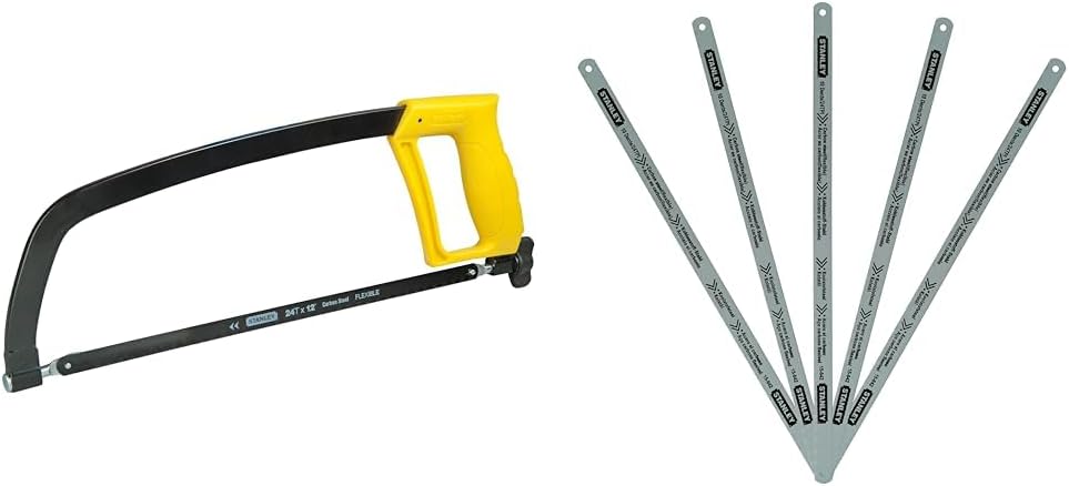 Stanley Pistol Grip Hacksaw 1 15 122 & 2-15-842 300mm Lion Hacksaw ...