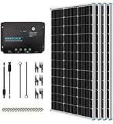 Amazon.com : Renogy 100 Watt 12 Volt Solar Panel Starter Kit with 100W ...