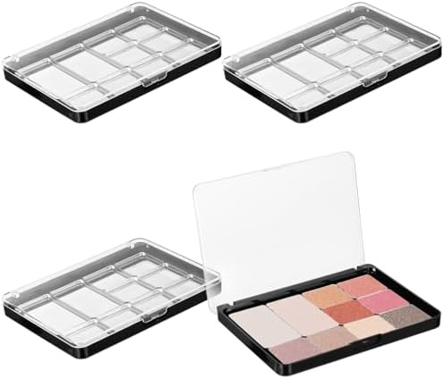 Amazon.com : Ziliny 6 Pcs Empty Magnetic Makeup Palette with Clear Top ...