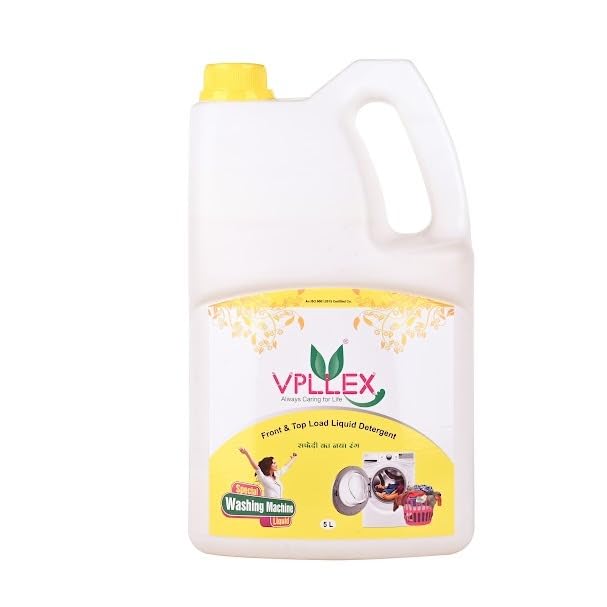 Vpllex Laundry Detergent Liquid front load washing machine liquid 5ltr ...