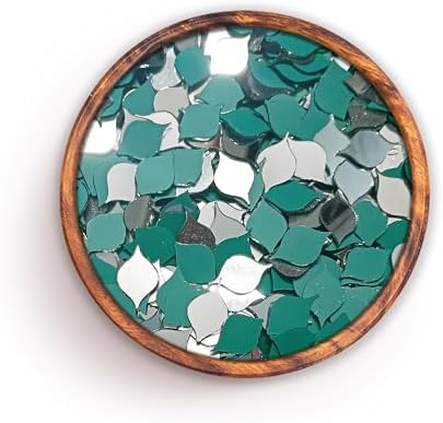 YAVIX Leaf Shape Fancy Craft Mirrors | Perfect for Lippan, Fabric ...