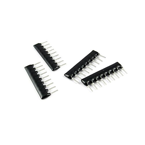50PCS Resistor Network A09-222 2K2 Ohm/R 9PIN DIP Resistance 2.2K ...