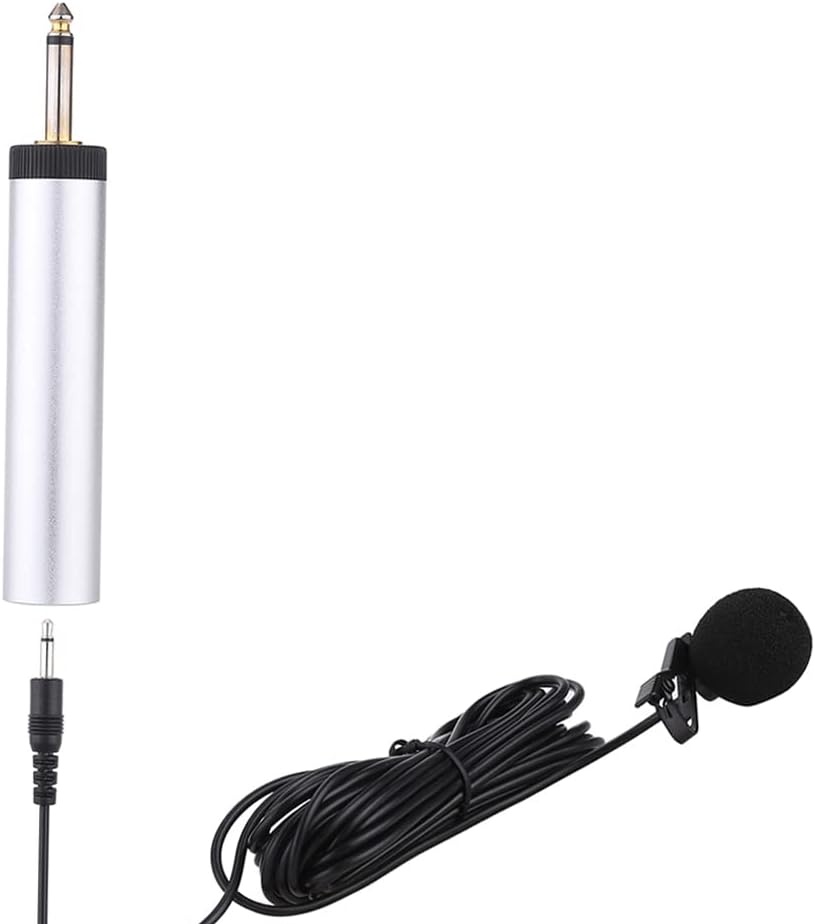 Amazon.com: MOWEO Mini Portable Wired Electret Condenser Lapel Clip-on ...