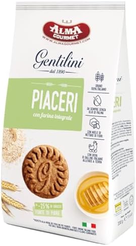 Amazon.com: Biscotti Gentilini - Piaceri Whole Wheat Flour Biscuits ...