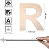 Amazon.com: 12 Inch Wooden Letter R, 1/4 Inch Thick Large Unfinished ...