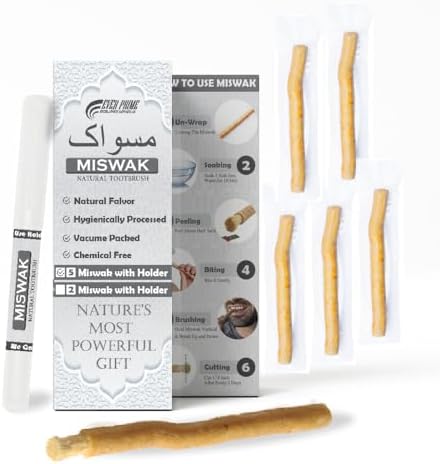 Amazon.com : Generic Natural Miswak Stick | Pack of 5 | Organic Teeth ...