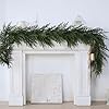 Amazon.com: Norfolk Pine Garland - 9ft Artificial Christmas Garland Long Faux Greenery Garland ...