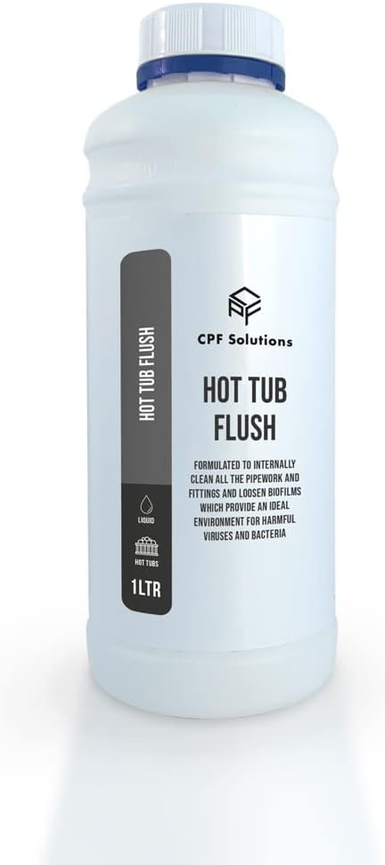CPF Solutions Hot Tub System Flush 1ltr, Spa Flush Cleaner - breaks ...