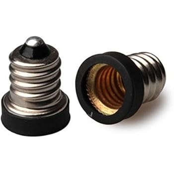 Amazon | 口金変換 アダプター E14-E12 電球 ソケット 口金 照明補助器具 (E14-E12, PC+銅) | SUPCF | 口金変換アダプタ