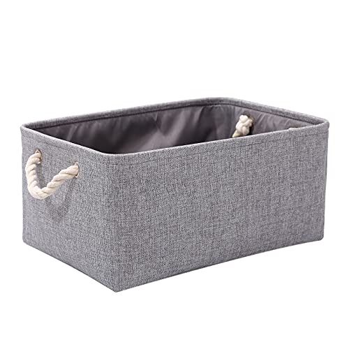 Organize Your Home Stylishly with PWVMWM Fabric Grey Storage Boxes