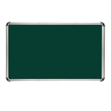 ALKOSIGN Astra Chrome Non-Magnetic Green Chalk Board with Melamine ...