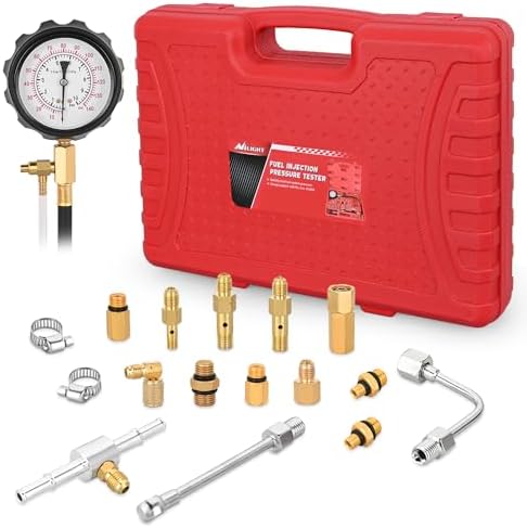 Amazon.com: jiouxip 0-140PSI Fuel Pressure Tester Kit, Fuel Injector ...