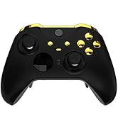 Amazon.com: eXtremeRate Scarlet Red Replacement Buttons for Xbox One ...