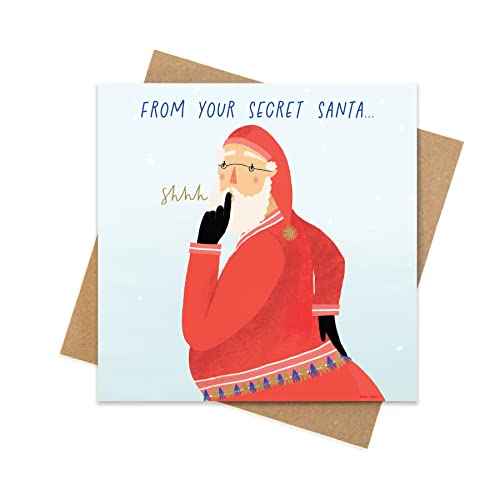 Secret Santa Christmas Card | greeting card to go with Secret Santa ...