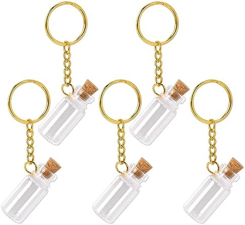 Amazon.com: RYGRZJ 1ml 10pcs Mini Glass Jars Mason Jar Message Vials ...