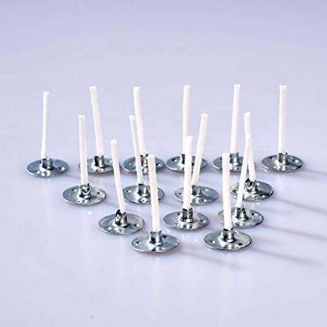Urban Joy 50 Piece (1 inch) Candle Making Wick, Wax Coated Candle Wicks ...