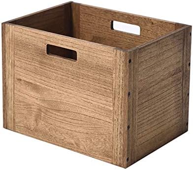 Amazon.com: MUSEHOMEINC Large Wooden Stackable Storage Boxes,1 piece ...