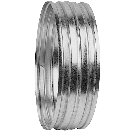 Snapklik.com : Galvanized Steel Duct Coupling - 12 Inch Fit - Round ...
