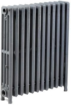 Cast Iron Radiator, 25" Height, 4-7/16” Depth, 21" Length, 4-Tube ...
